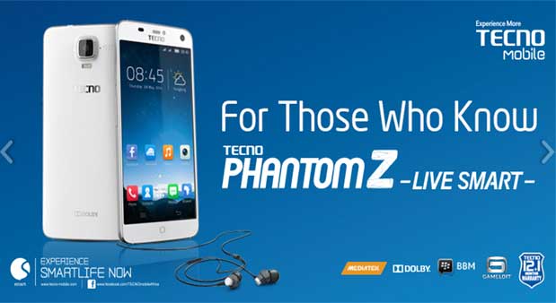 Tecno Phantom Z (A7) Specifications and Price | Wasconet